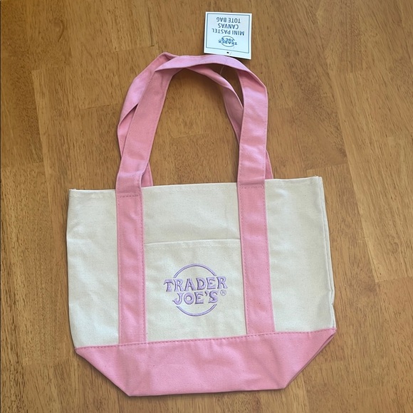 trader joes | Bags | Trader Joes Mini Canvas Tote | Poshmark